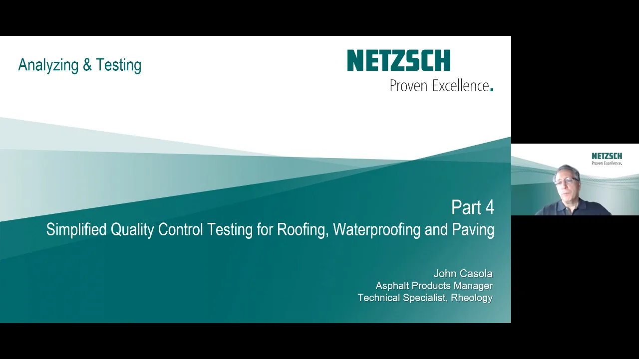 Asphalt & Bitumen Rheology | Part 4: Simplified Quality Control Testing ...