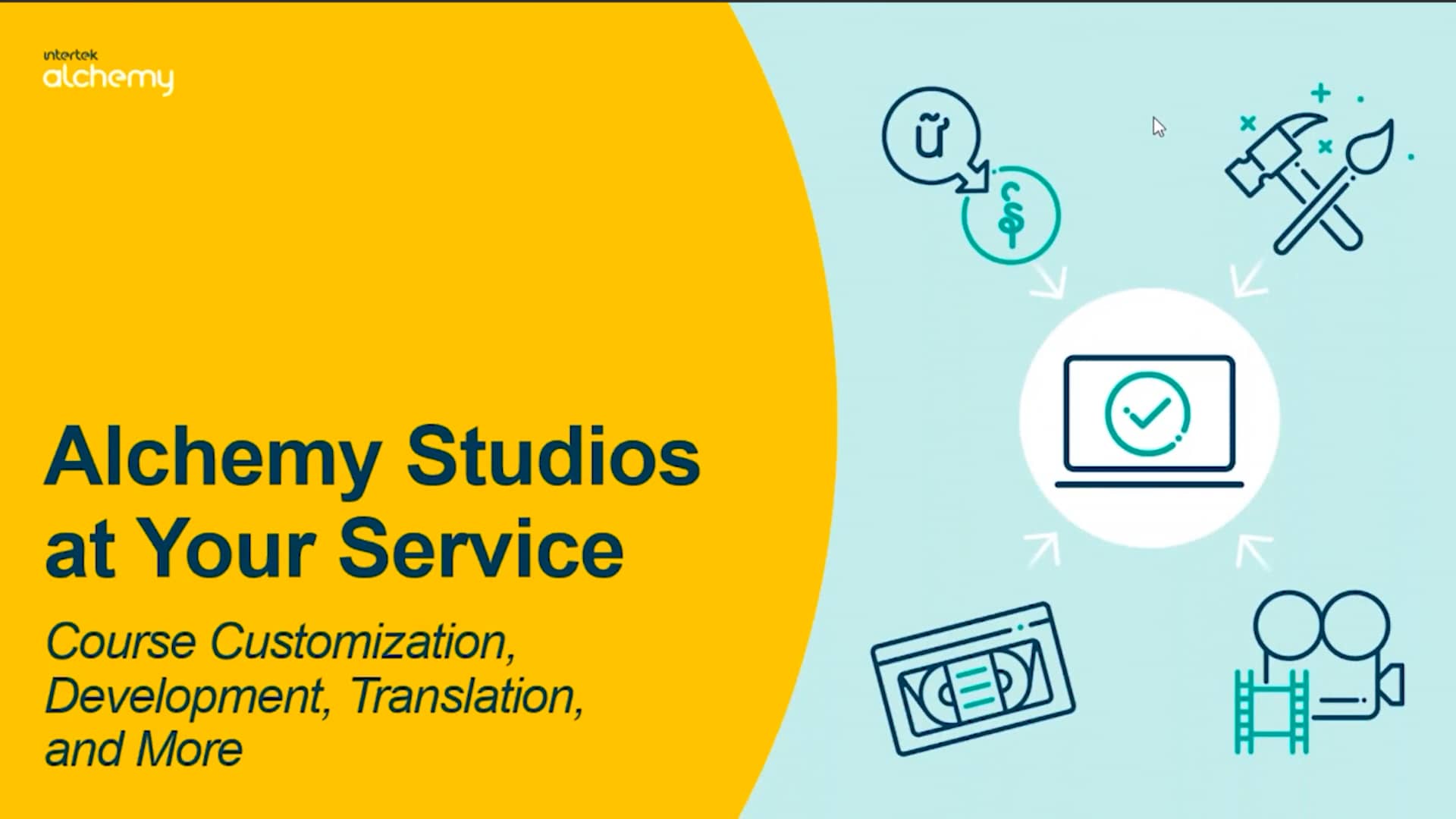 Alchemy Studios at Your Service: Course Customization, Development, Translation, and More on Vimeo