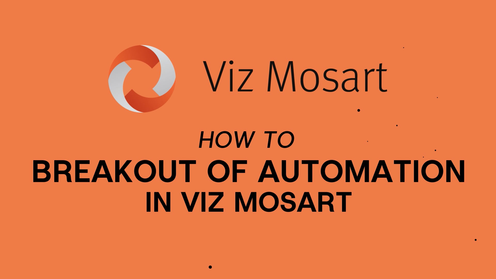 Viz Minute - Breakout of Automation in Viz Mosart on Vimeo
