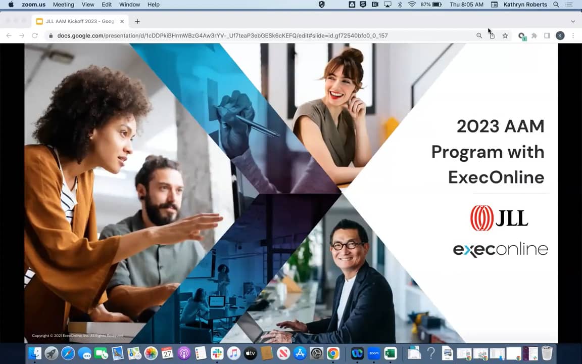 JLL AAM ExecOnline Kickoff on Vimeo
