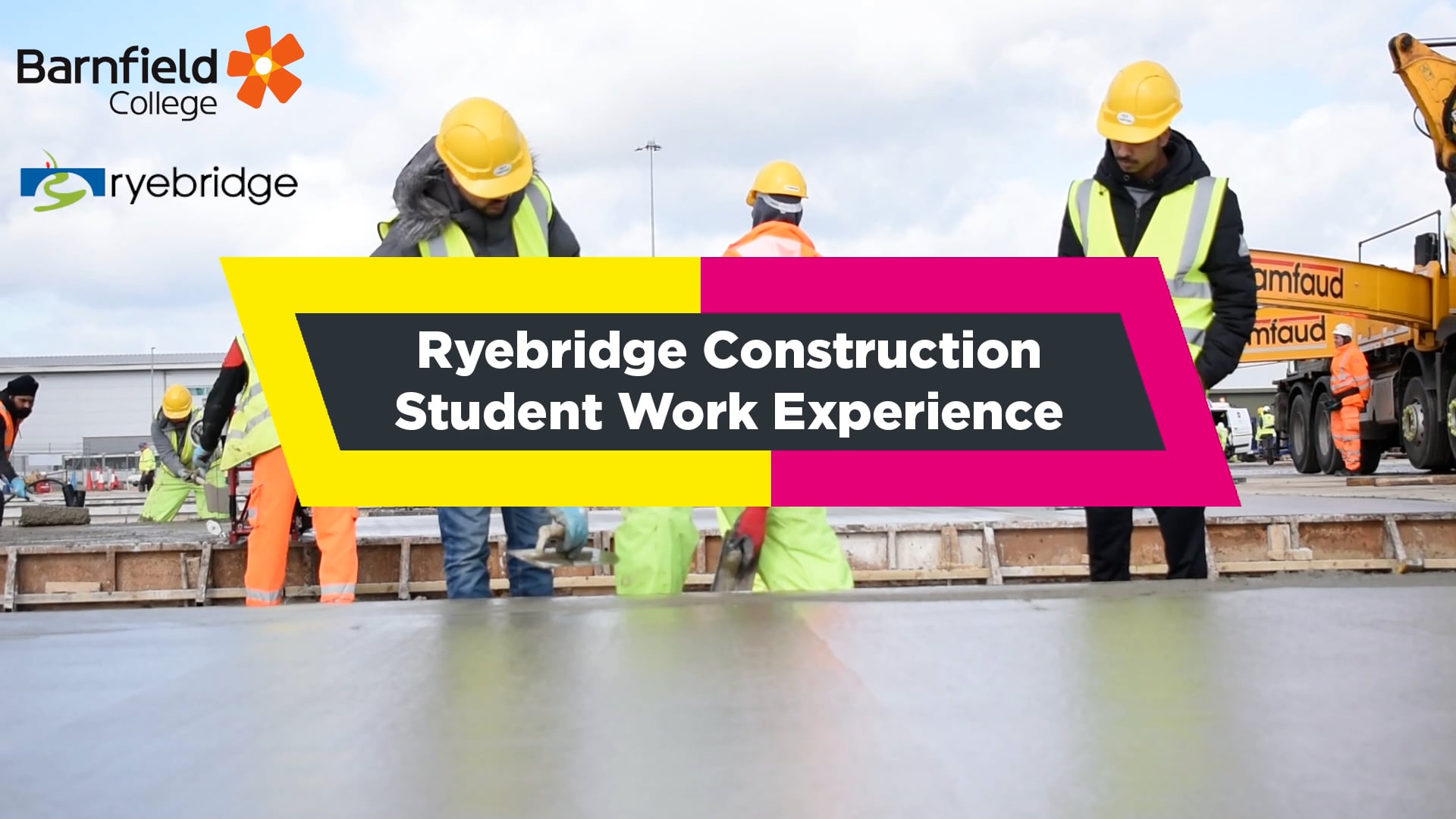 Ryebridge Construction x Barnfield College - work experience on Vimeo