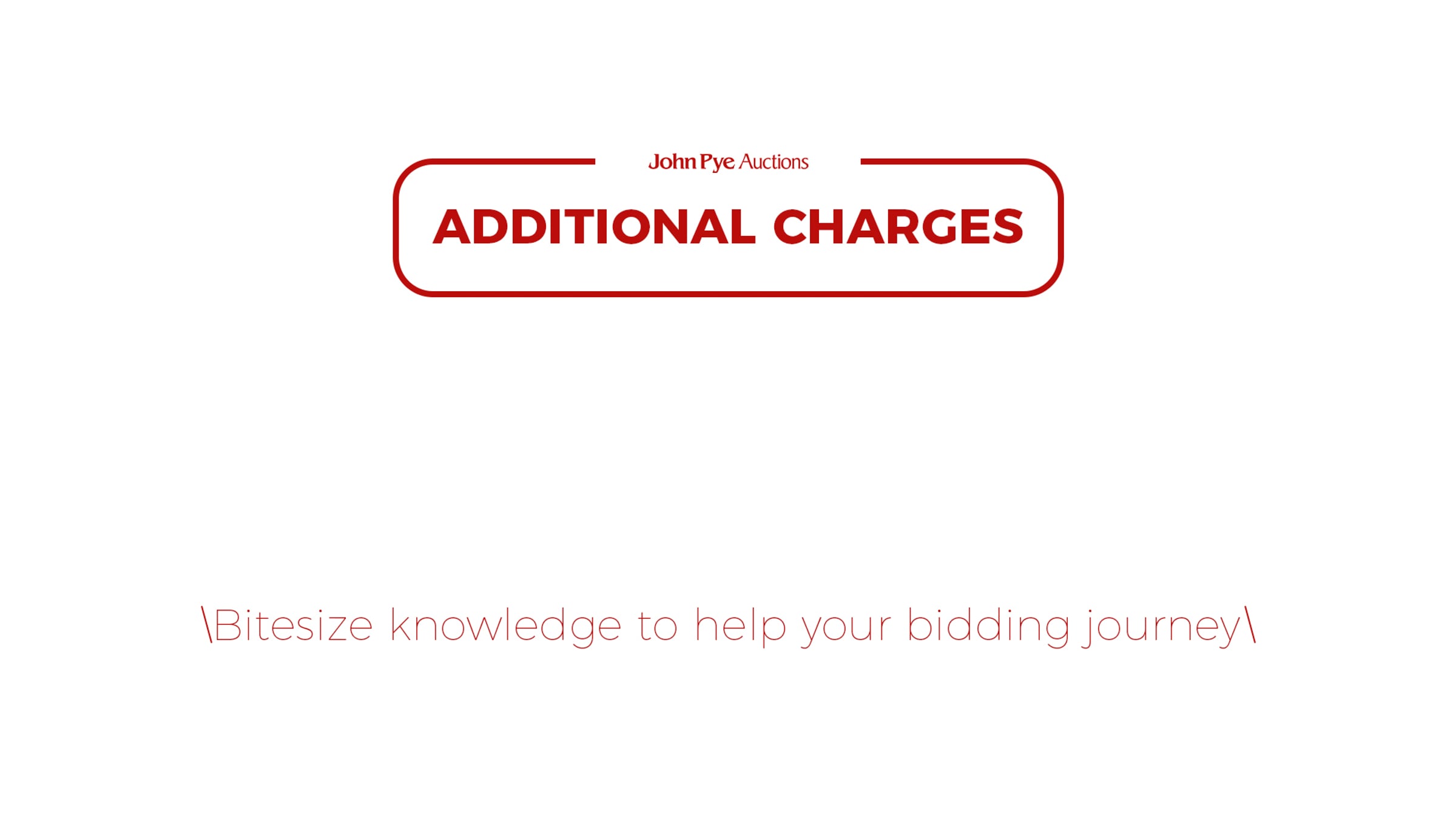 5 - Additional Charges - John Pye Auctions