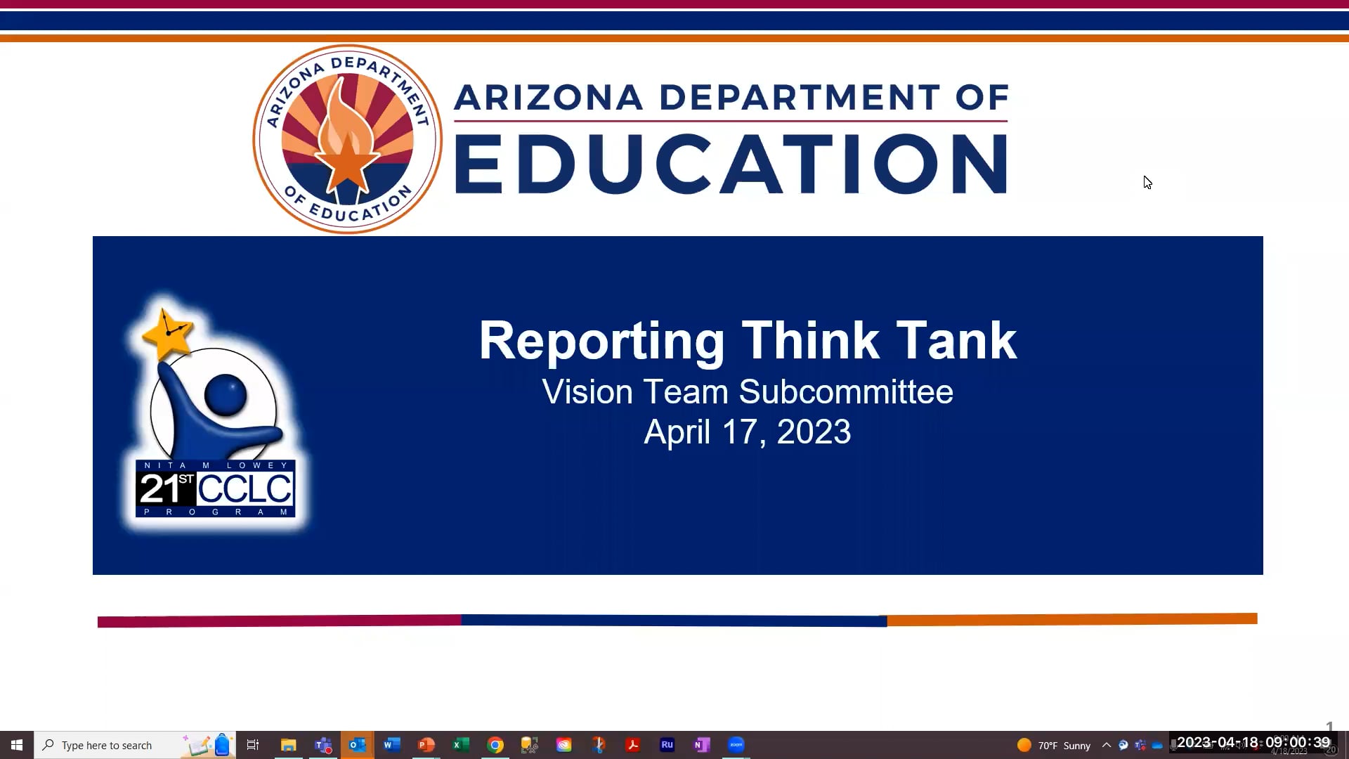 Reporting Think Tank Meeting 4-18-23 on Vimeo