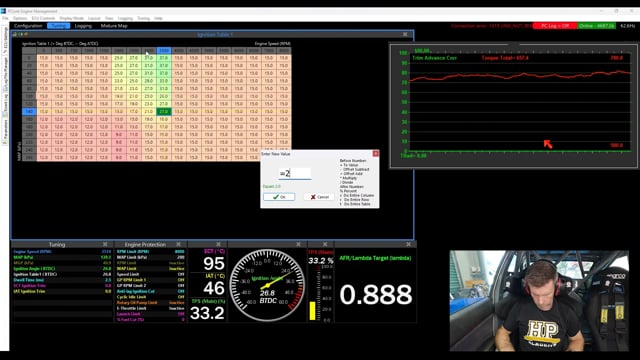 Practical Standalone Tuning: Step 8: Steady State Ignition Tuning