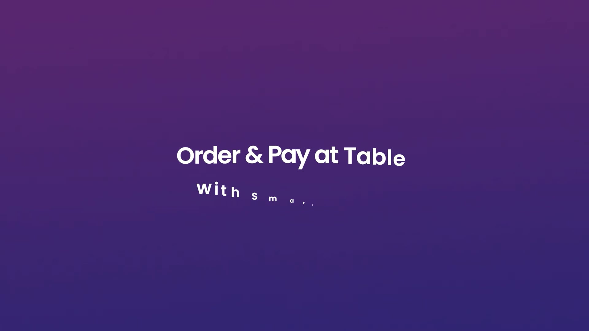 Order & Pay W/ SmartMENUS on Vimeo