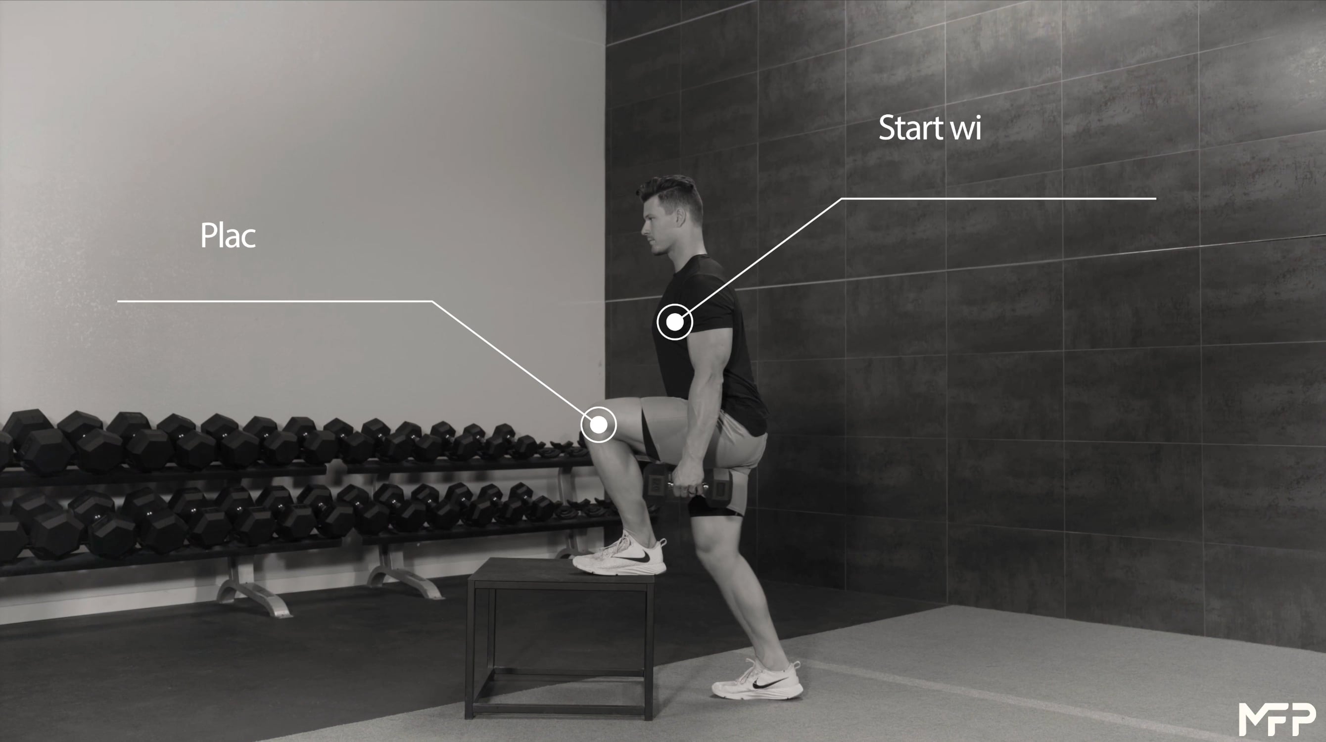 Dumbbell Box Step Ups on Vimeo