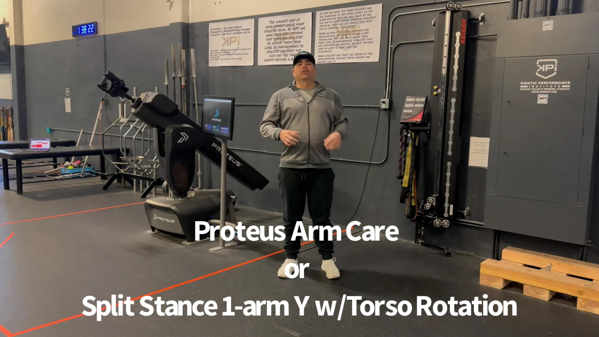 Proteus Arm Care or Split Stance 1-arm Y w Torso Rotation