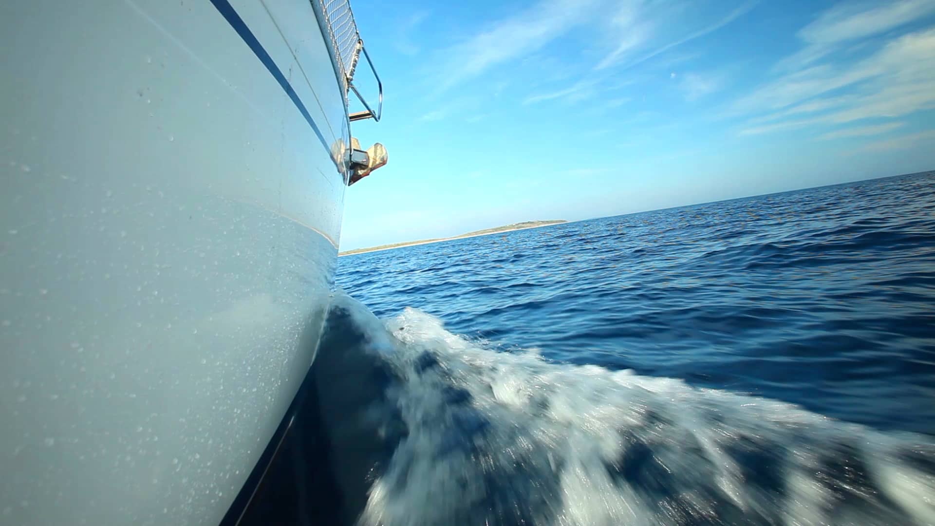 GL10 SS Neptune view-of-side-of-sailing-boat-on-adriatic-sea-in-croatia ...