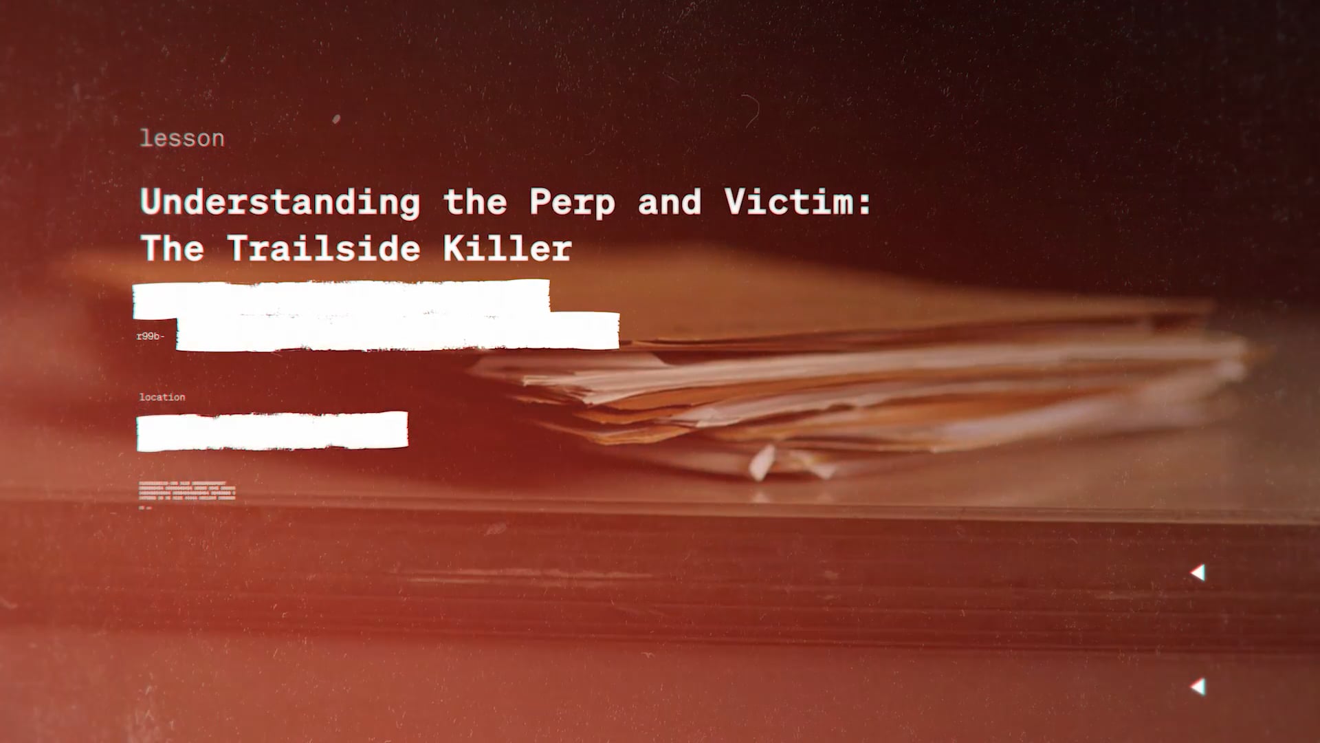 08-understanding_the_perp_and_victim_the_trailside_killer on Vimeo