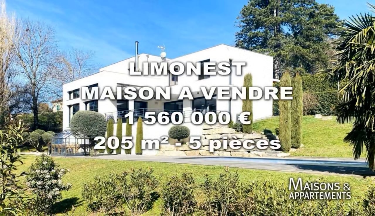 LIMONEST - MAISON A VENDRE - 1 560 000 € - 205 m² - 5 pièce(s) on Vimeo