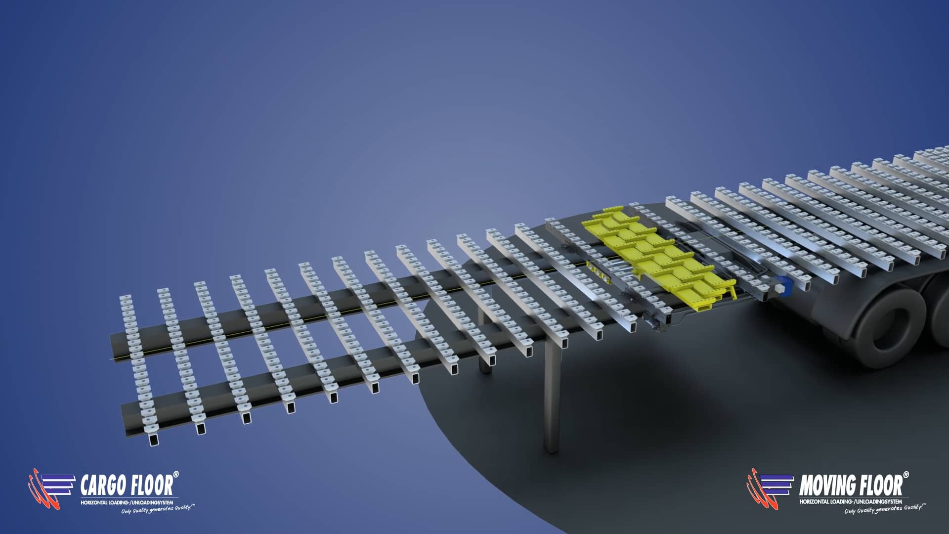 How to mount the bearing strips on Vimeo