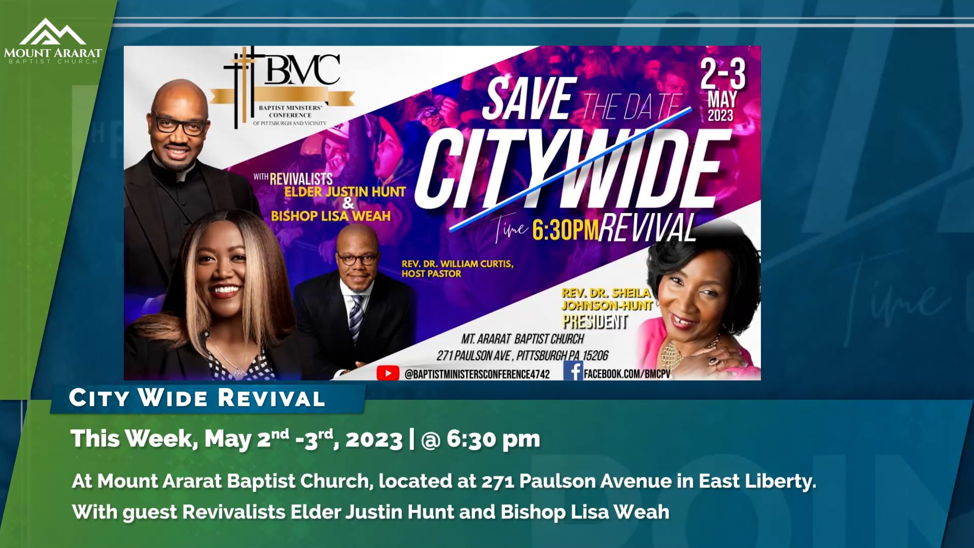 City_Wide_Revival_April_30th on Vimeo