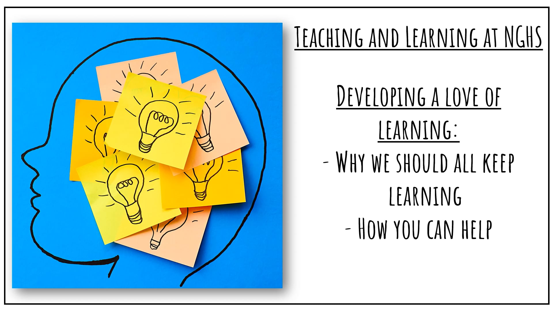 NGHS: Promoting A Love of Learning on Vimeo