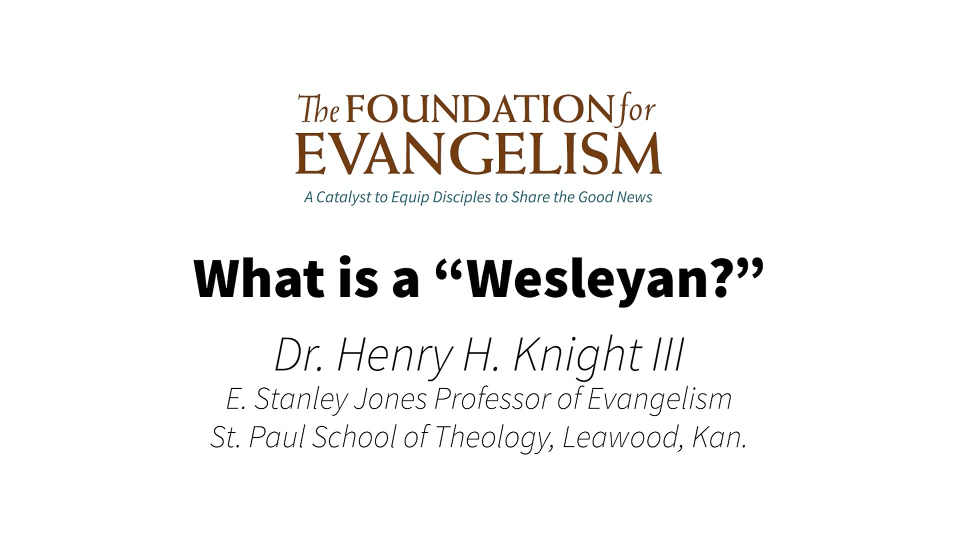 What is a "Wesleyan?" - characteristics of the Methodist-Wesleyan ...