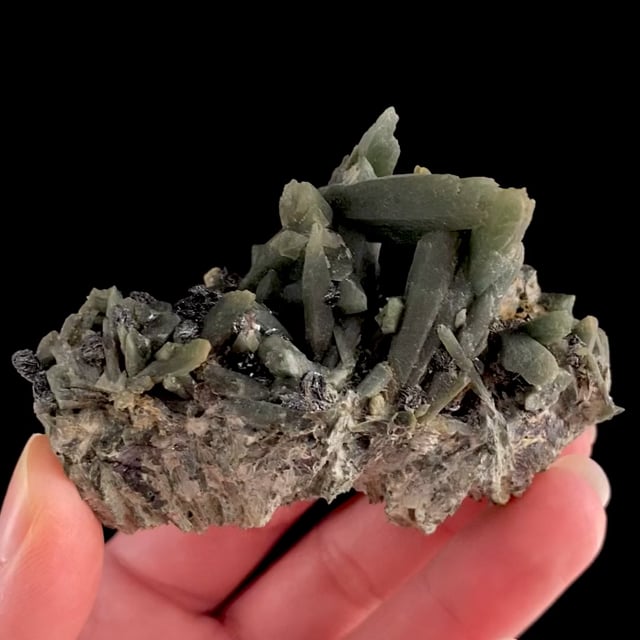 Quartz var: Prase (classic material) | Serifos Island, Milos, South ...