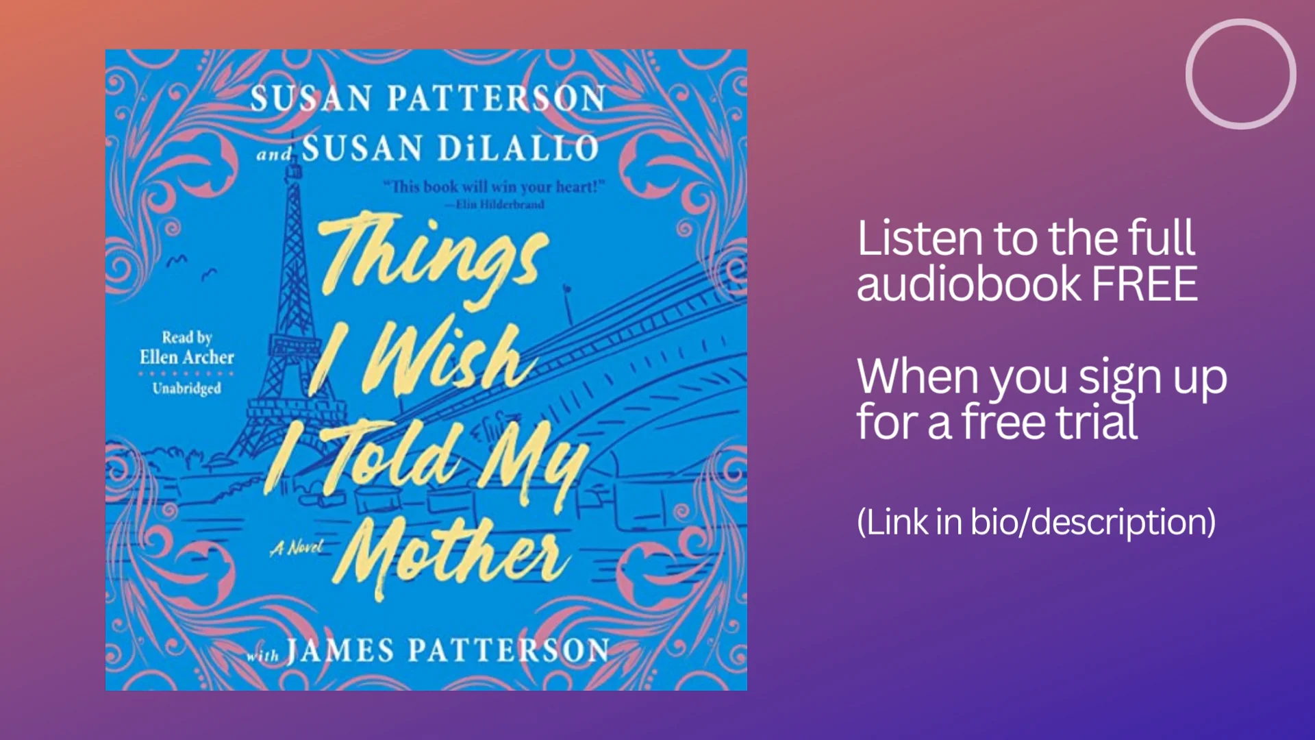 Things I Wish I Told My Mother Audiobook Summary Susan Patterson Susan ...