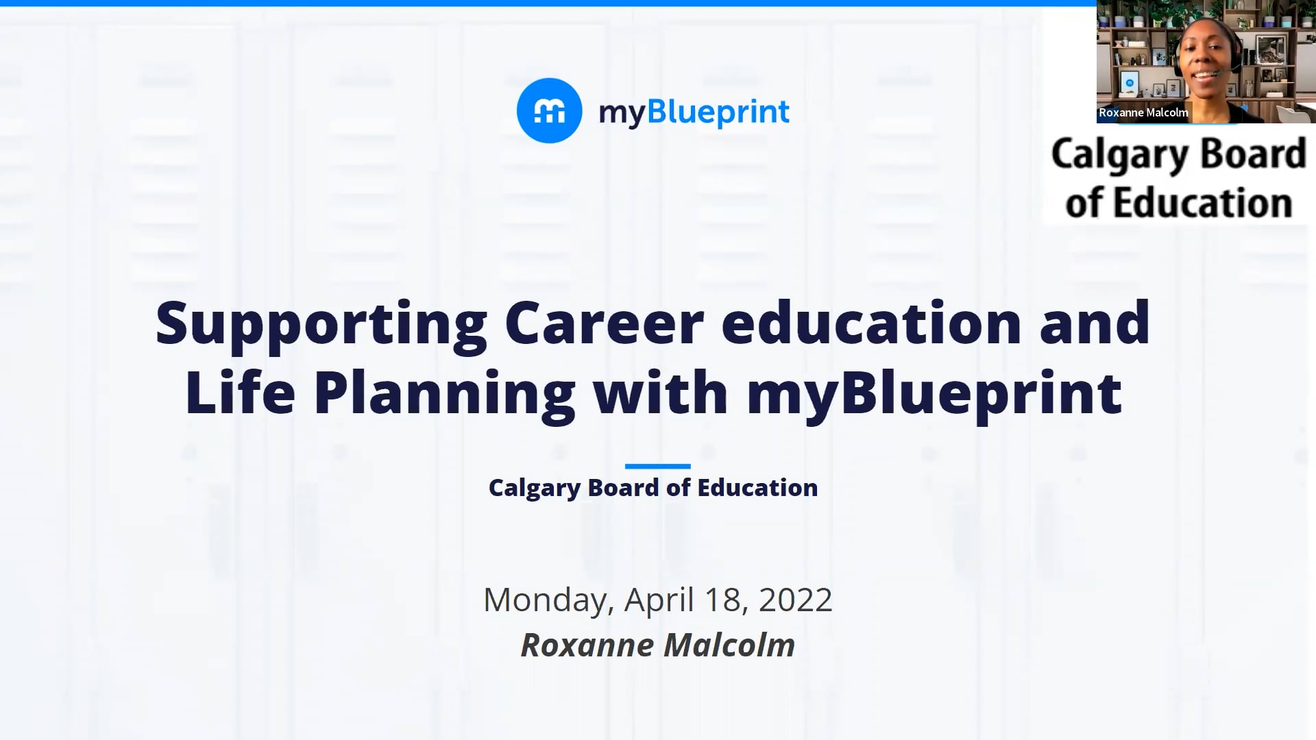 CBE - Supporting Career education and Life Planning with myBlueprint ...