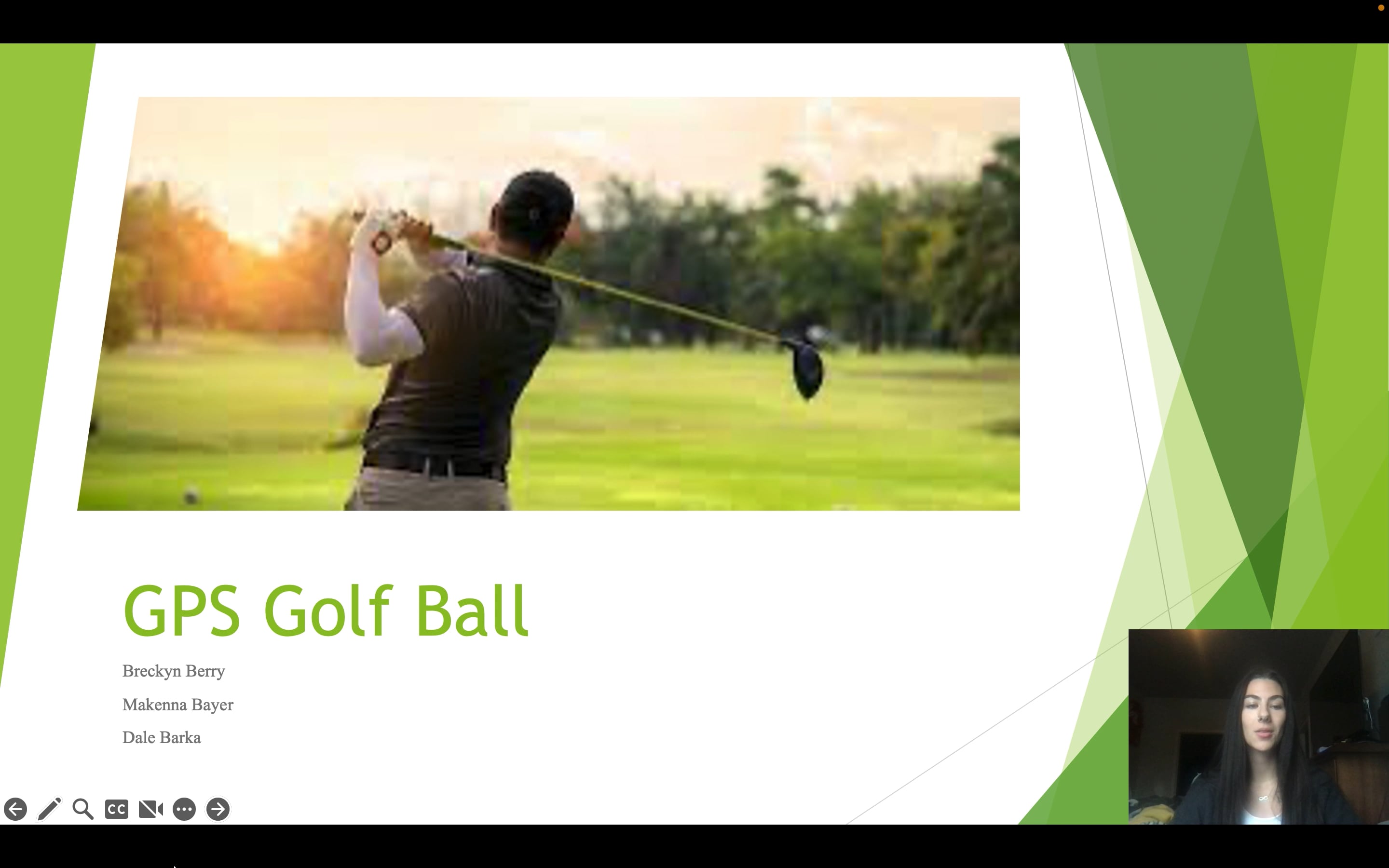 EEE-3673 Presentation GPS Golf Ball on Vimeo