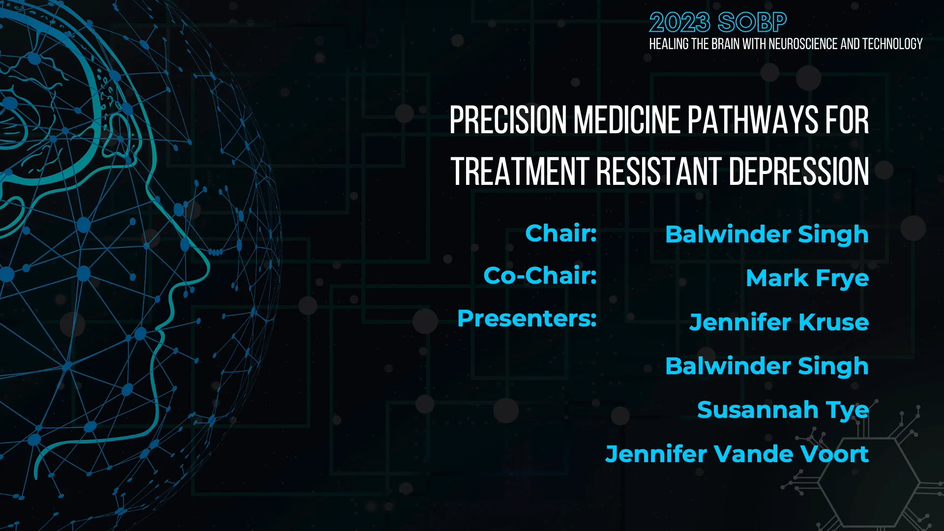 Precision Medicine Pathways for Treatment Resistant Depression on Vimeo