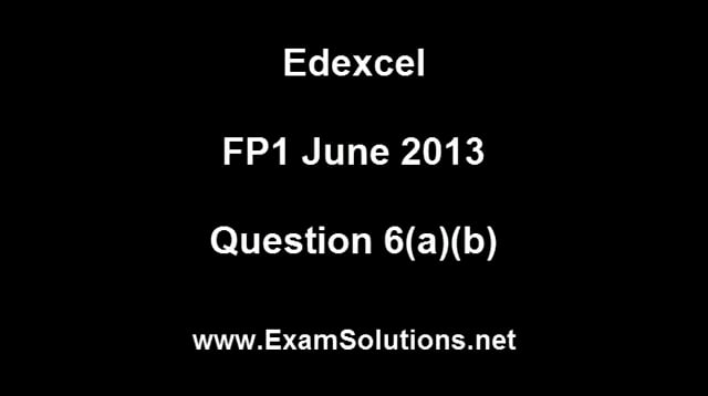_ExamSolutions_old_edexcel-fp1_c5nY22mFl64 on Vimeo