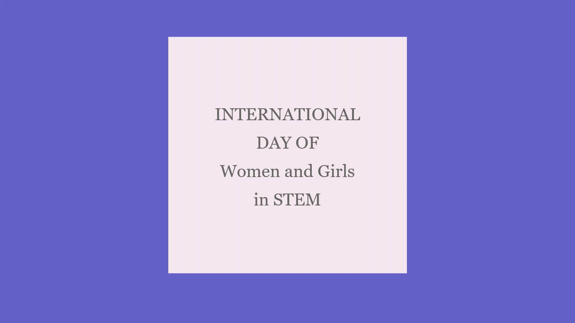 Women and Girls in STEM 2022 on Vimeo