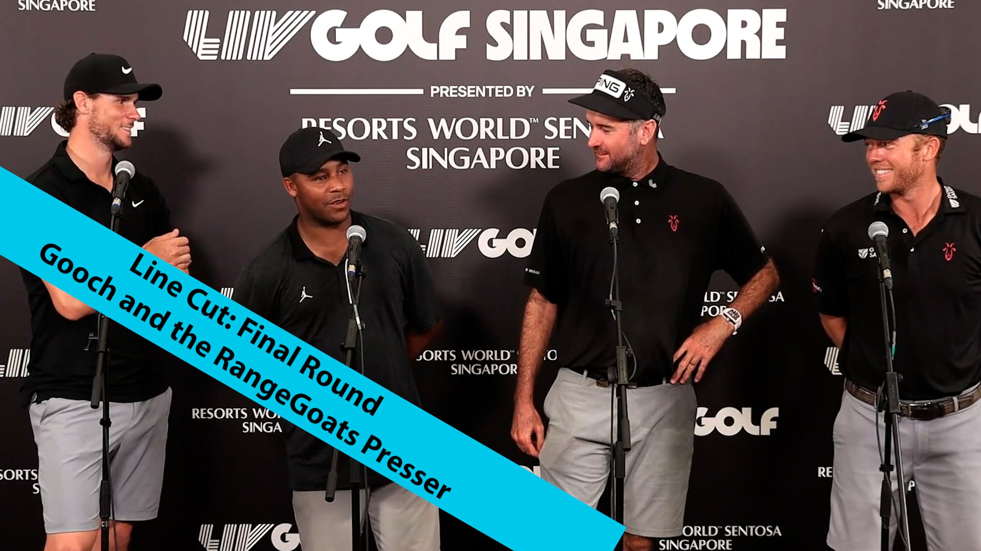 LIV Golf Singapore RangeGoats GC and Talor Gooch Winning Presser (Line ...
