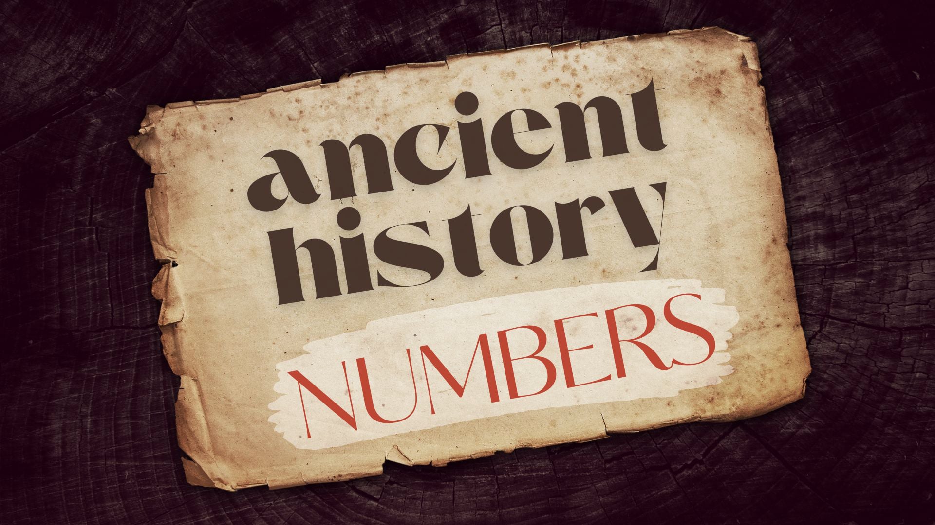 Ancient History: Numbers, Into the Wildness, Part 1 on Vimeo