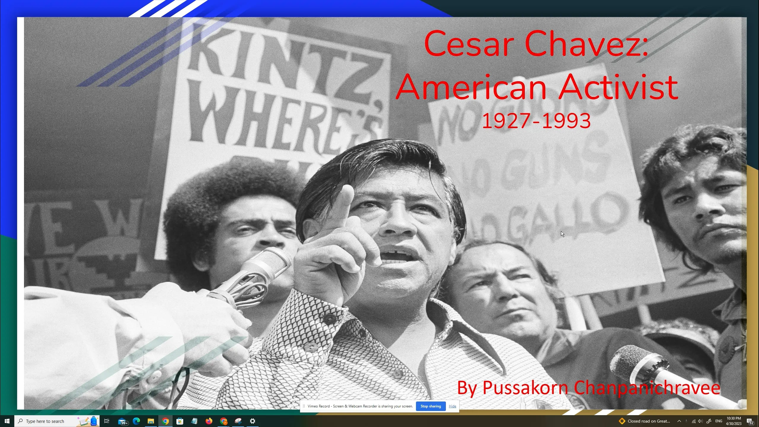 Cesar Chavez: American Activist 1 on Vimeo