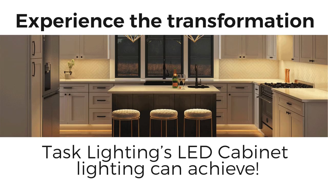Task Lighting: LED Cabinet Lighting, Angle Power Strip, & Lighted Power Strip on Vimeo