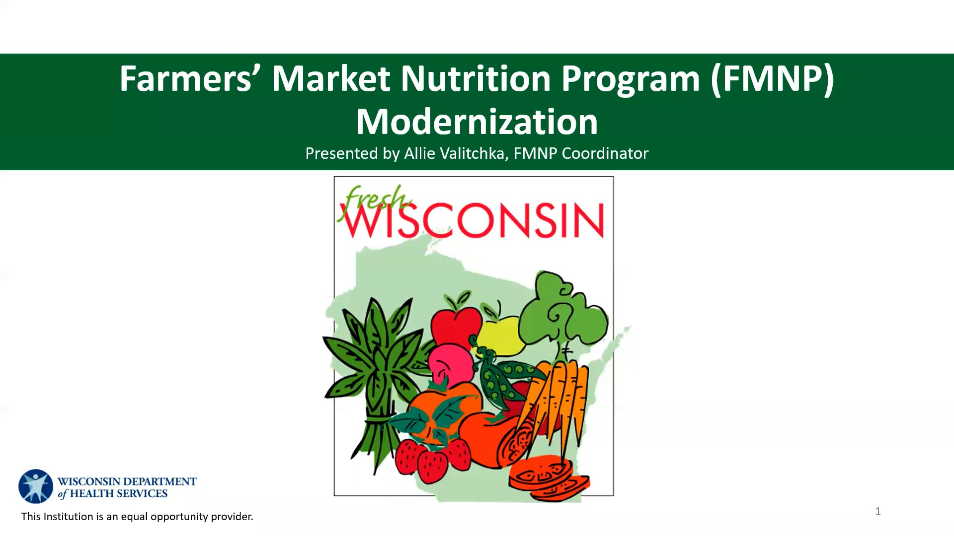 2023 FMNP Modernization on Vimeo