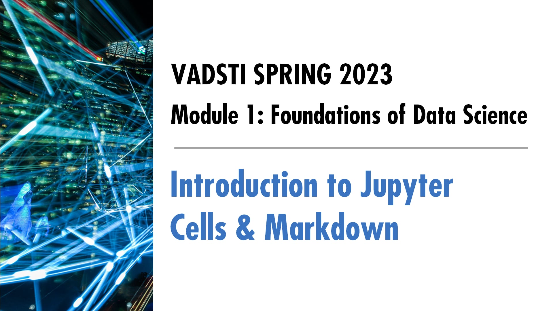 1.7 Introduction to Jupyter Cells and Markdown on Vimeo