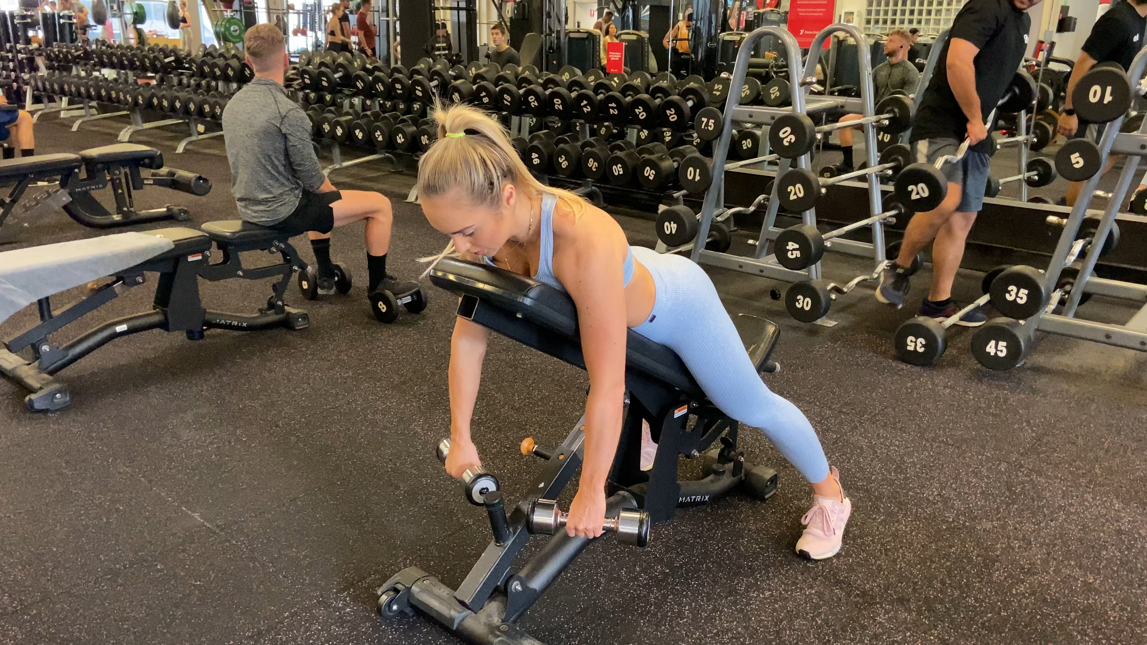 Prone DB Rear Delt Rows on Vimeo