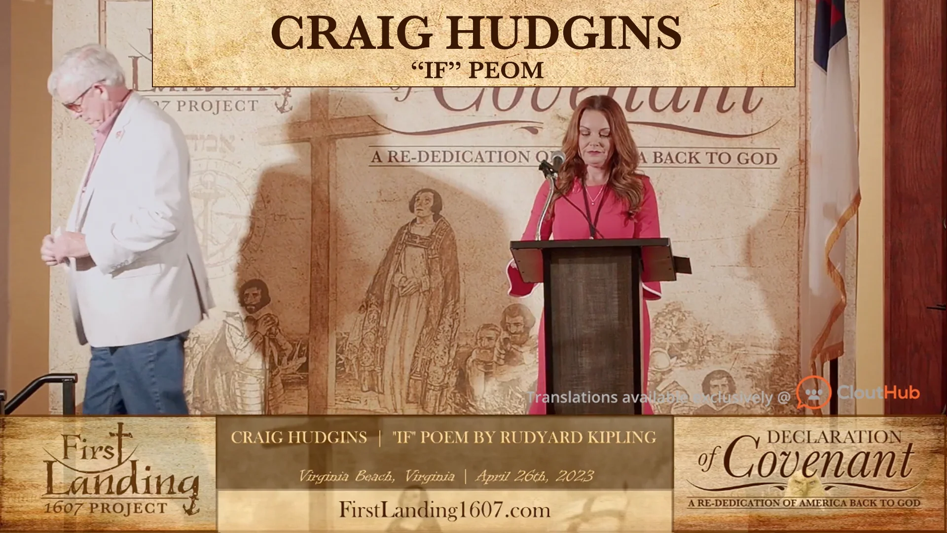 Craig Hudgins | "IF" Poem by Rudyard Kipling - First Landing 1607 ...