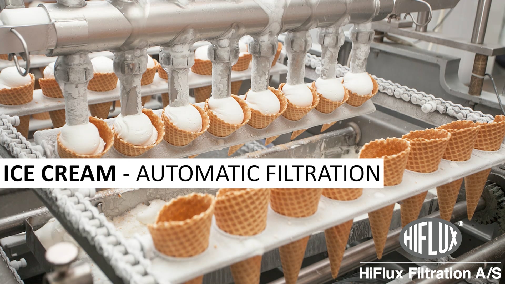 Ice cream filtration - Auto-line self-cleaning filter on Vimeo