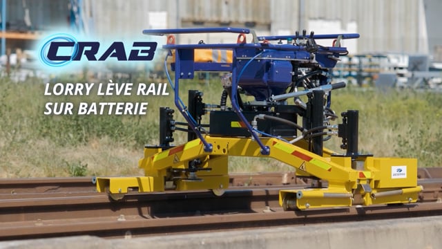 LORRY LÈVE RAIL SUR BATTERIE Crab | Geismar
