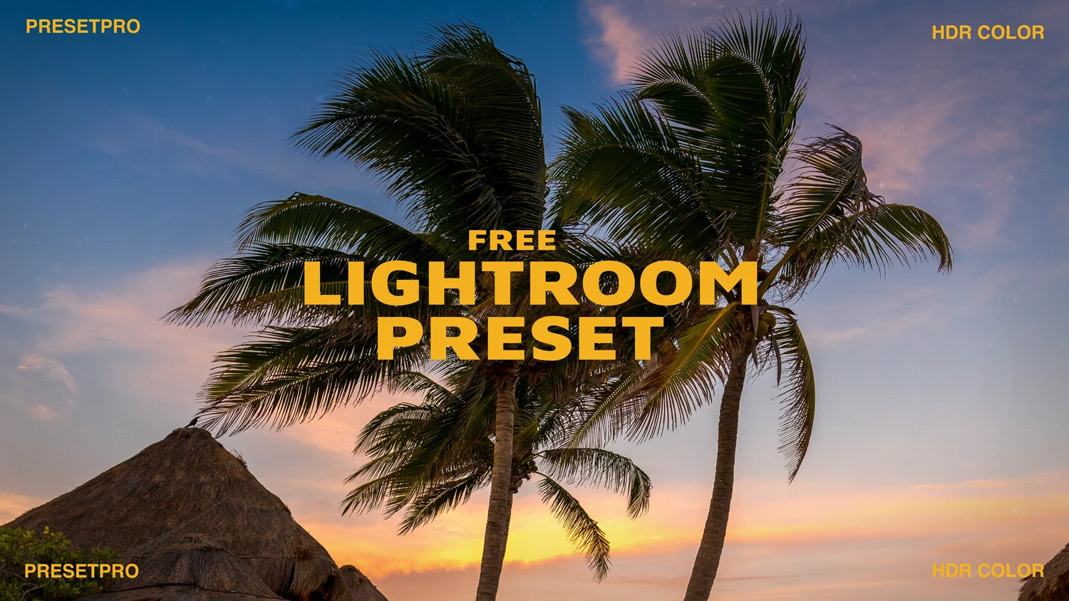 Free Lightroom Preset HDR Color on Vimeo