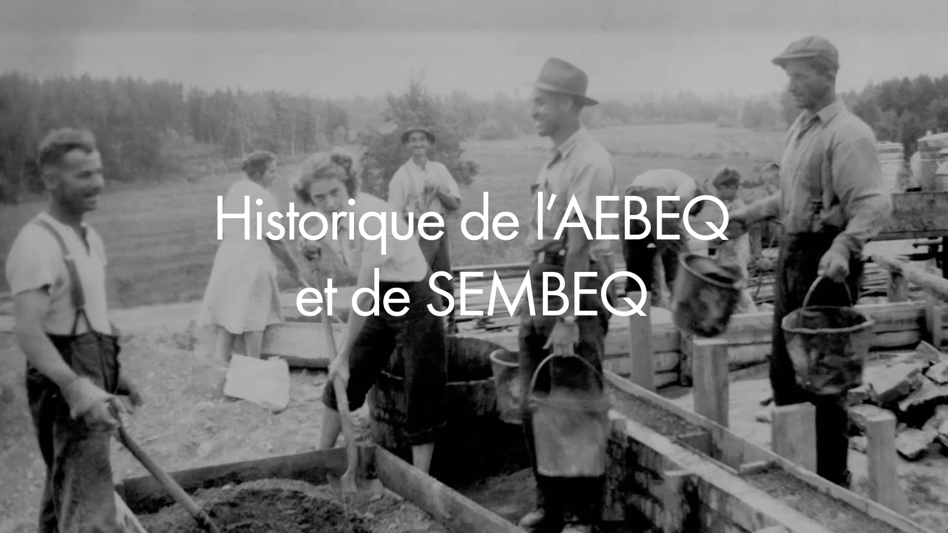 Historique de l'AEBEQ et de SEMBEQ on Vimeo