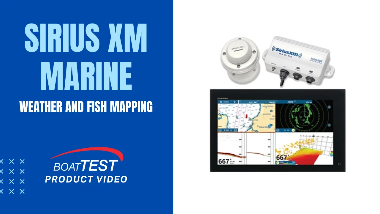 Sirius XM Marine Weather and Fish Mapping (2023) Video by Boattest.com ...