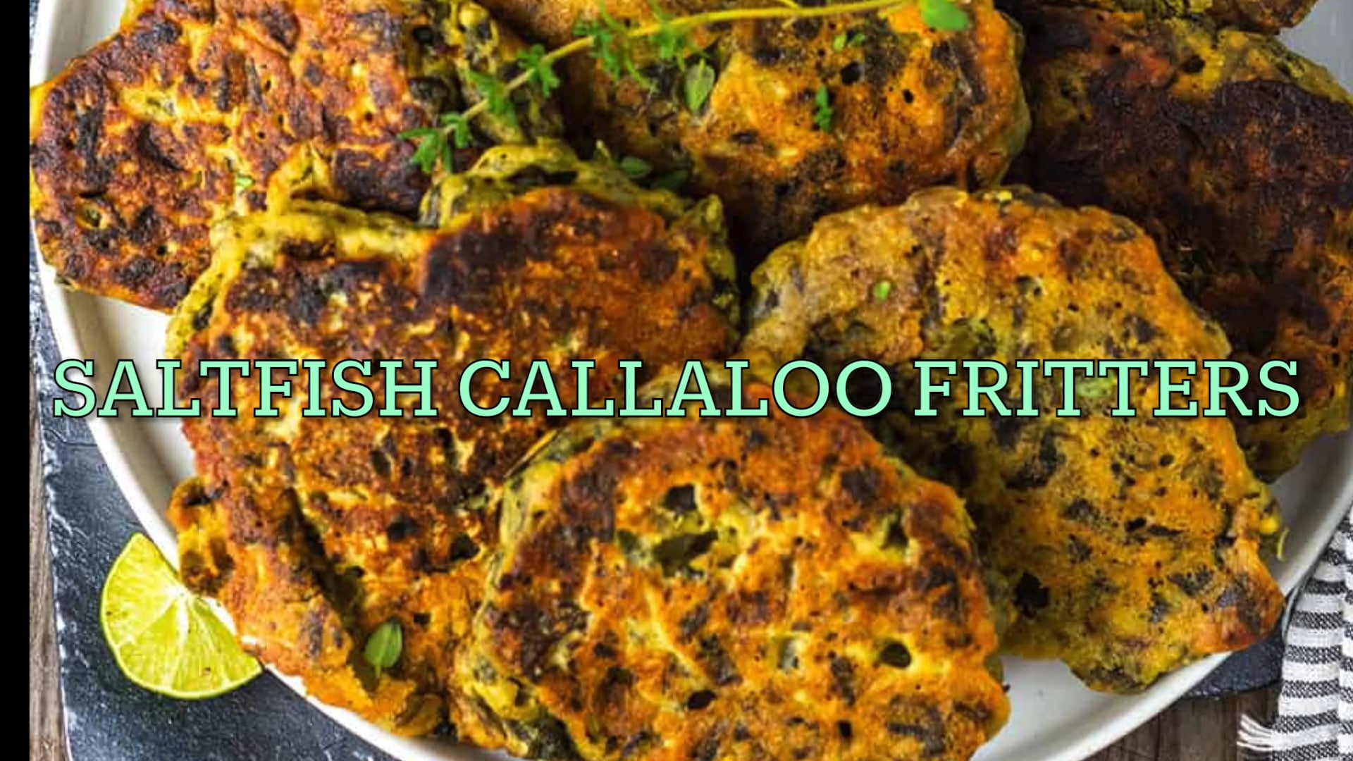 saltfish callaloo fritters on Vimeo