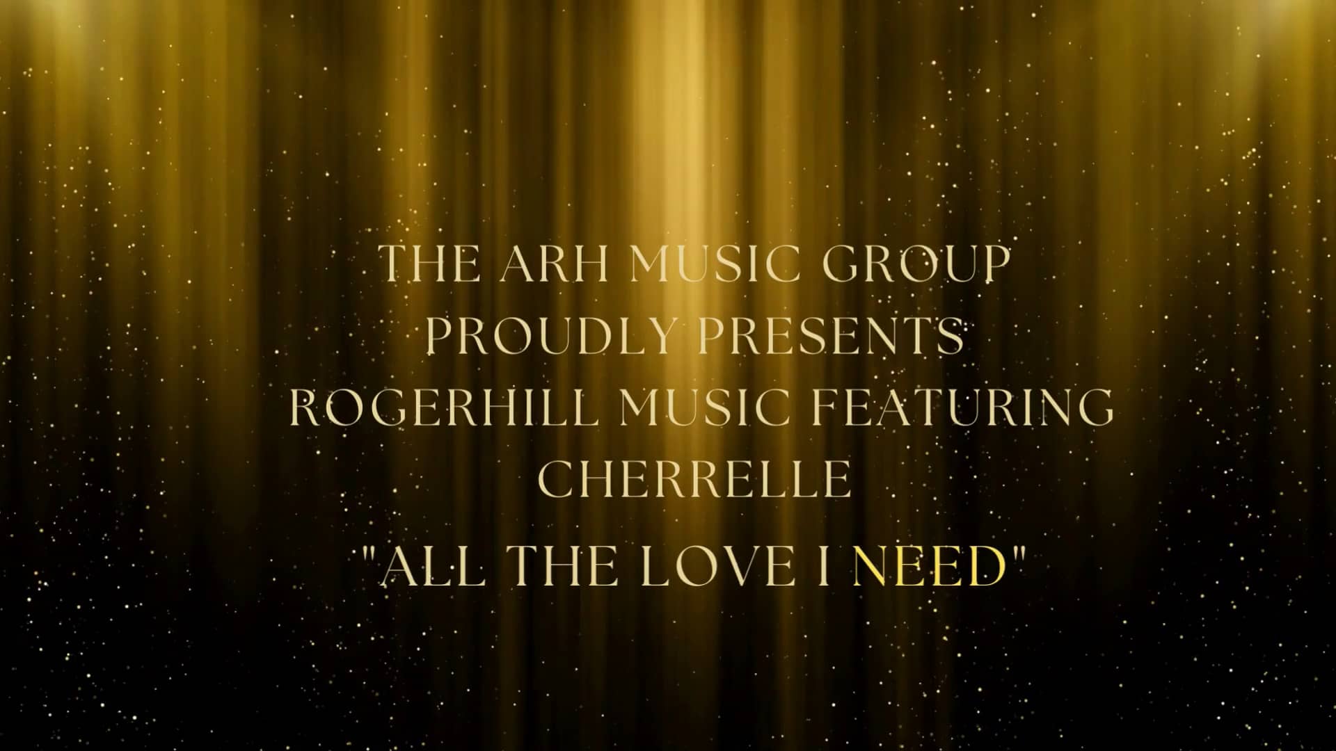 RogerHill Music Featuring Cherrelle “All The Love I Need” on Vimeo