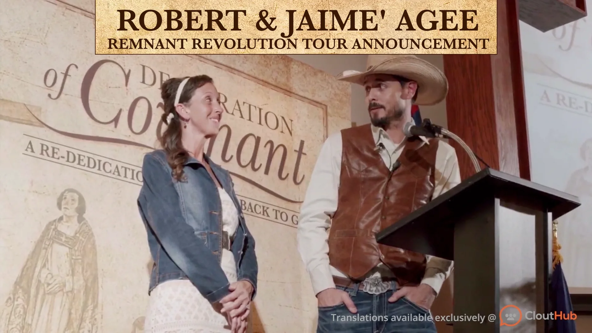 Robert & Jaime' Agee | Remnant Revolution Tour Announcement - First ...