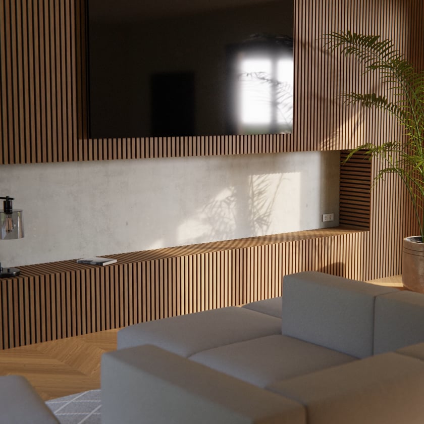 Wood Panels | Classic wood slat acoustic panels | By Venø