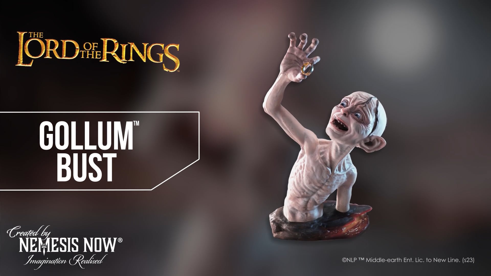 Lord of the Rings Gollum Bust | Nemesis Now on Vimeo