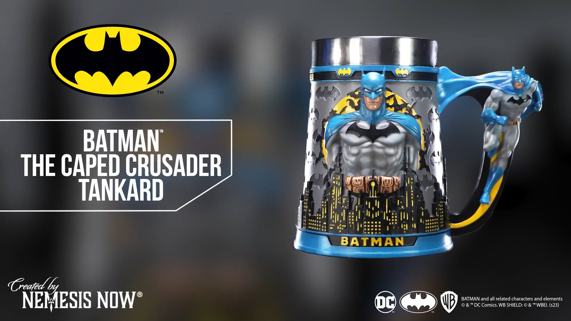 Batman The Caped Crusader Tankard | Nemesis Now on Vimeo