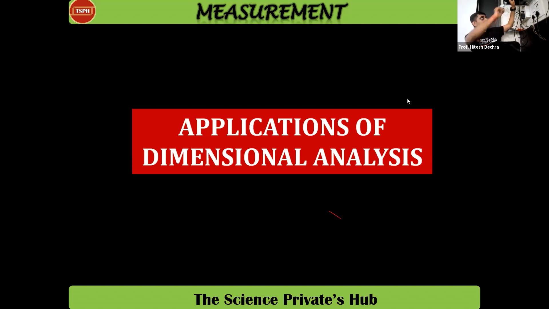 Application of Dimensional Analysis | Lecture 4 on Vimeo