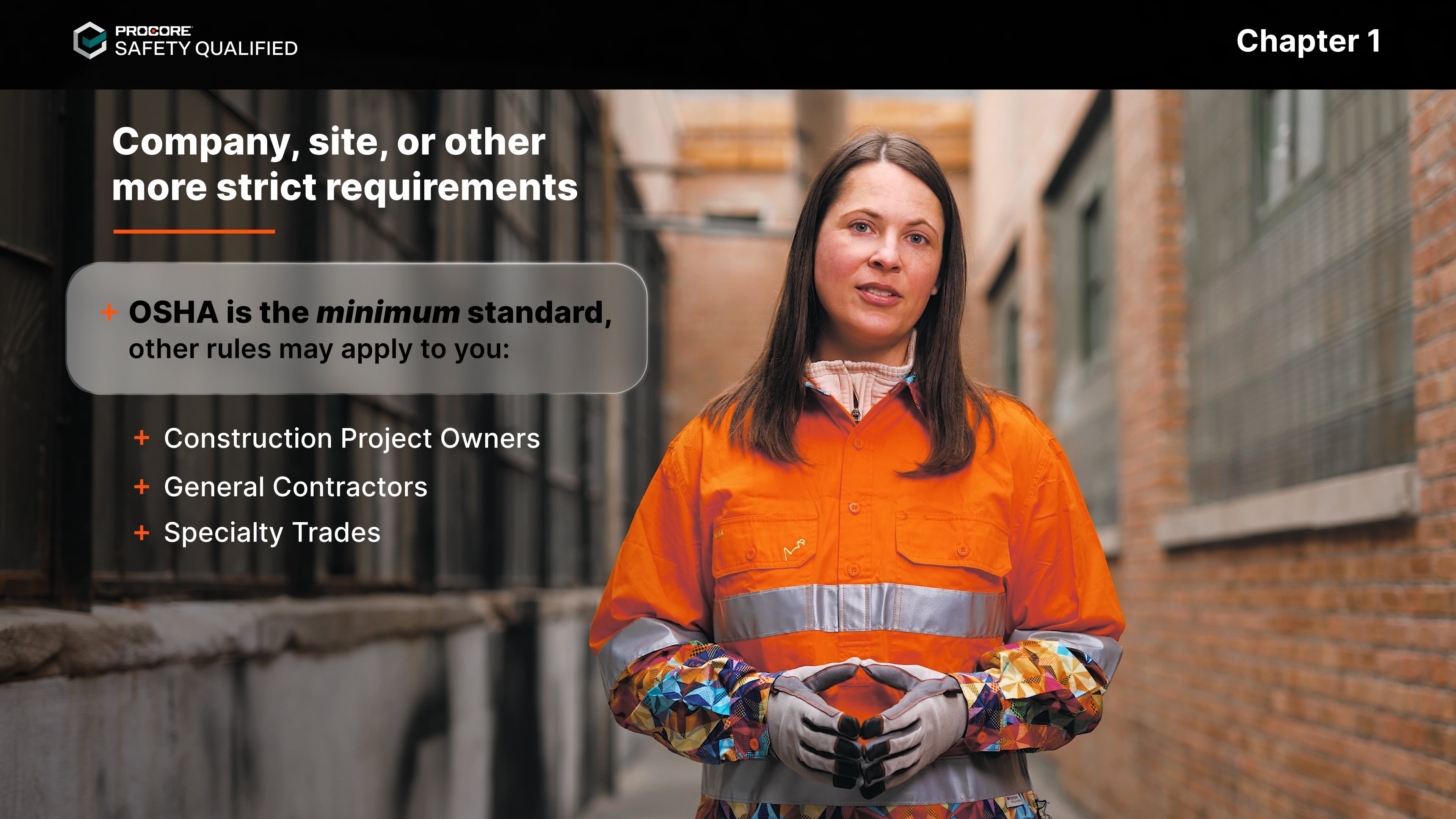 Procore Safety Qualified | Suiting Up for Safety Course on Vimeo