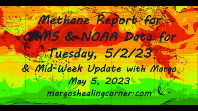 Methane Update for CAMS & NOAA Data for Tues., 5/2/23 & Mid-Week Update ...