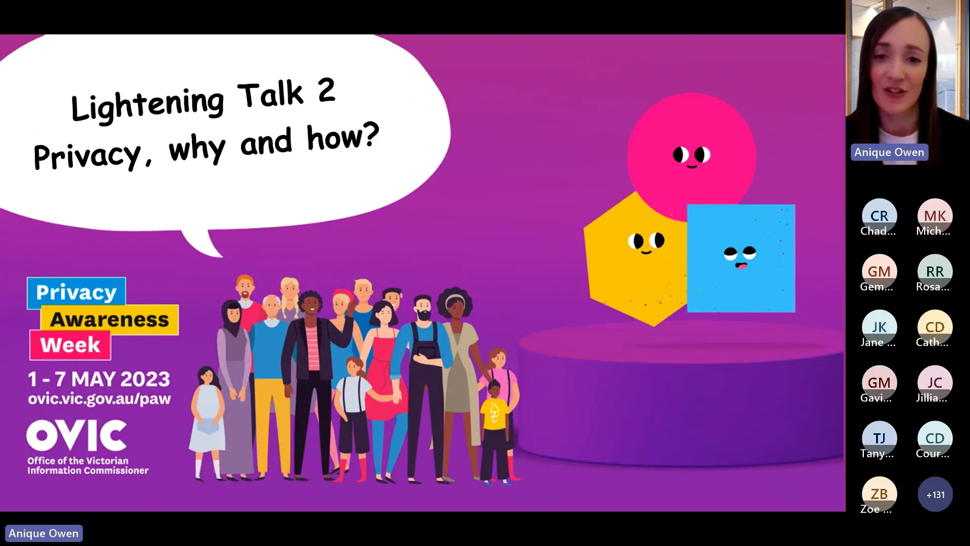 Privacy Awareness Week Lightning Talk - Privacy, why and how?