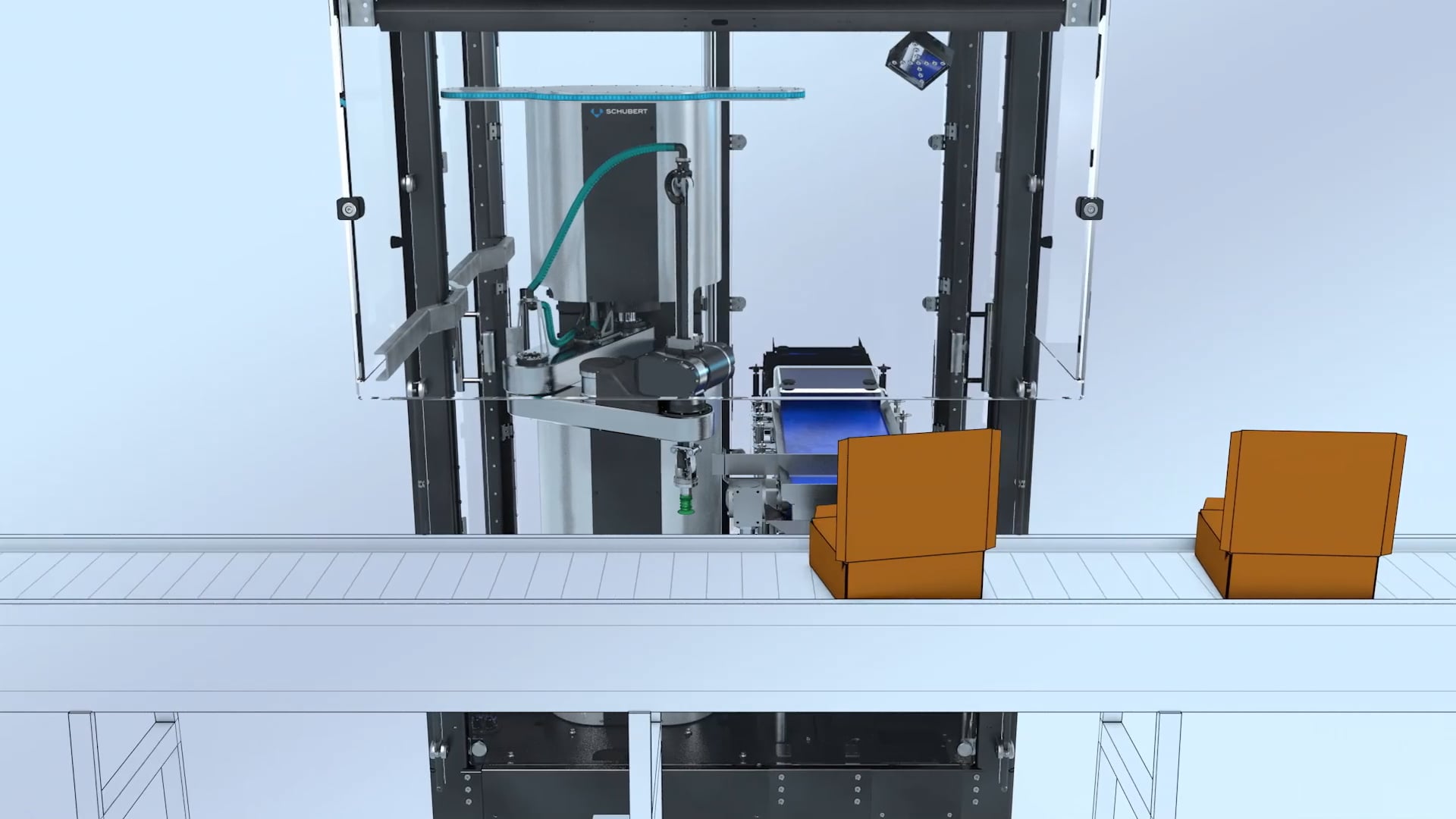 Cobot tog.519 by Schubert: Filling boxes and trays on Vimeo
