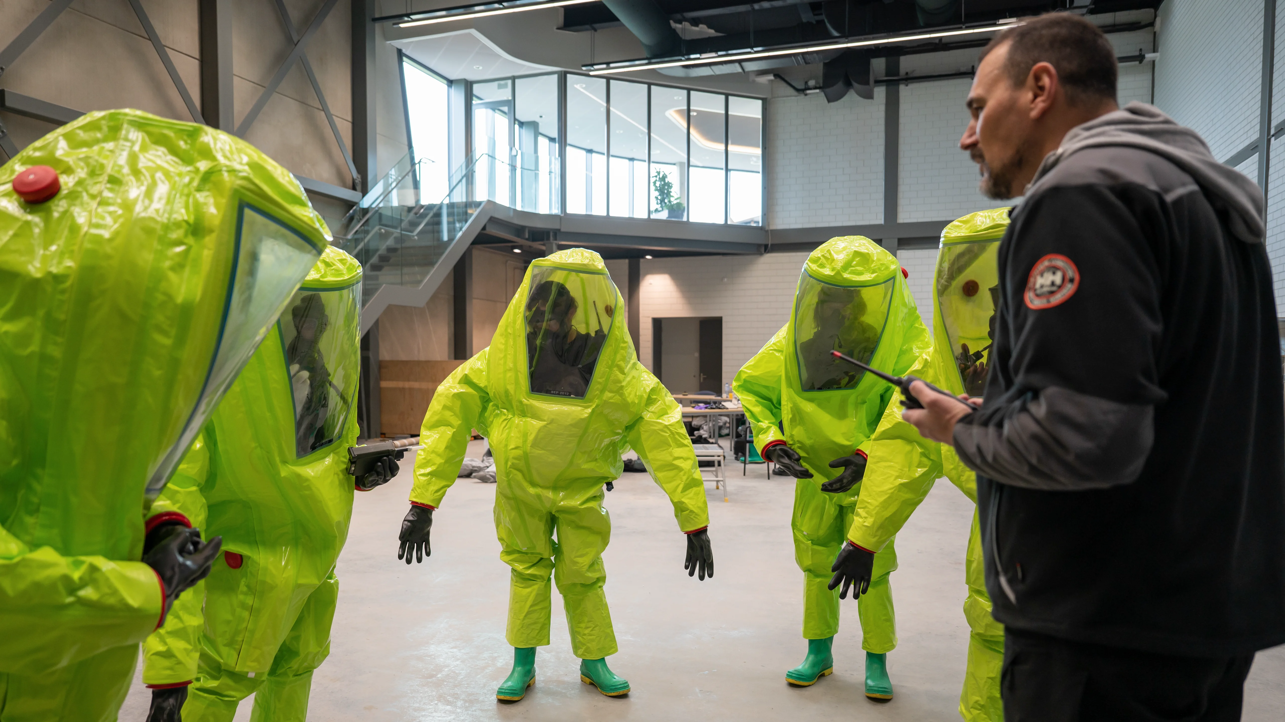 B-Roll: OPCW inspector training